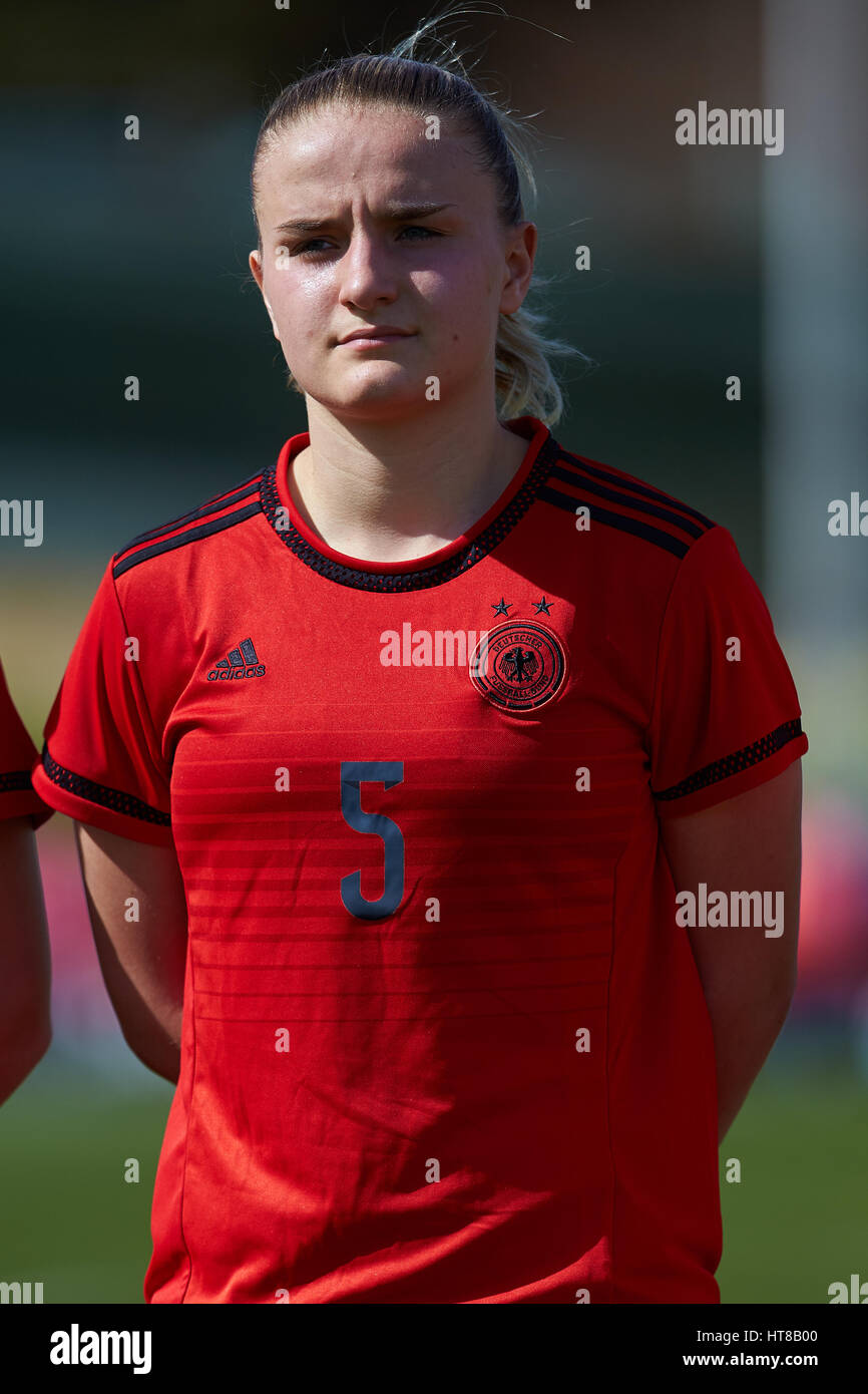 Lisa Schoppl of Germany during the international friendly match U19 ...