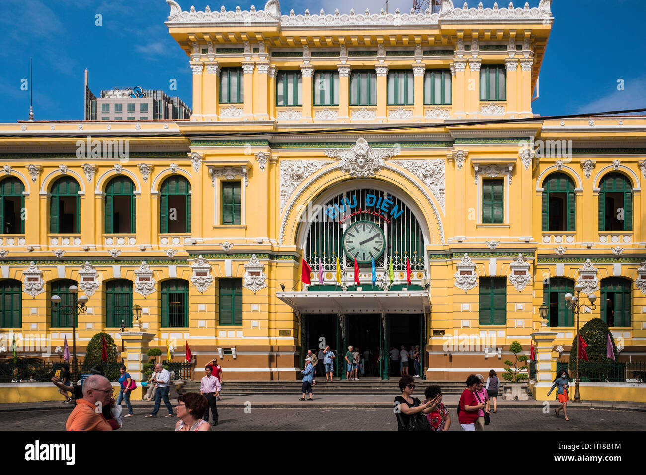 Central Post Office, Ho Chi Minh City, Vietnam Stock Photo - Alamy