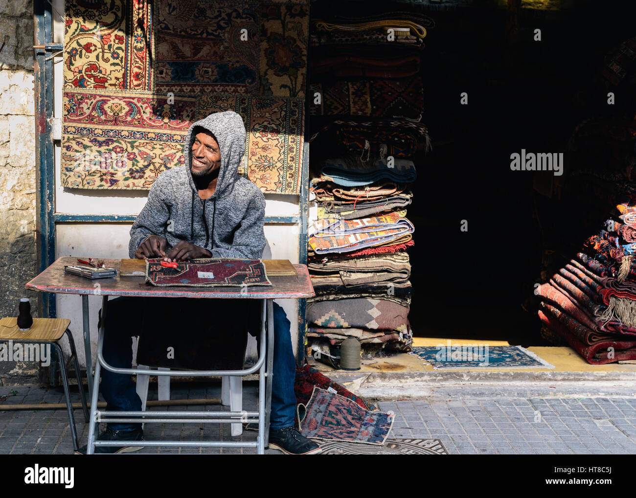 Carpet shop selling persian carpets hi-res stock photography and images ...