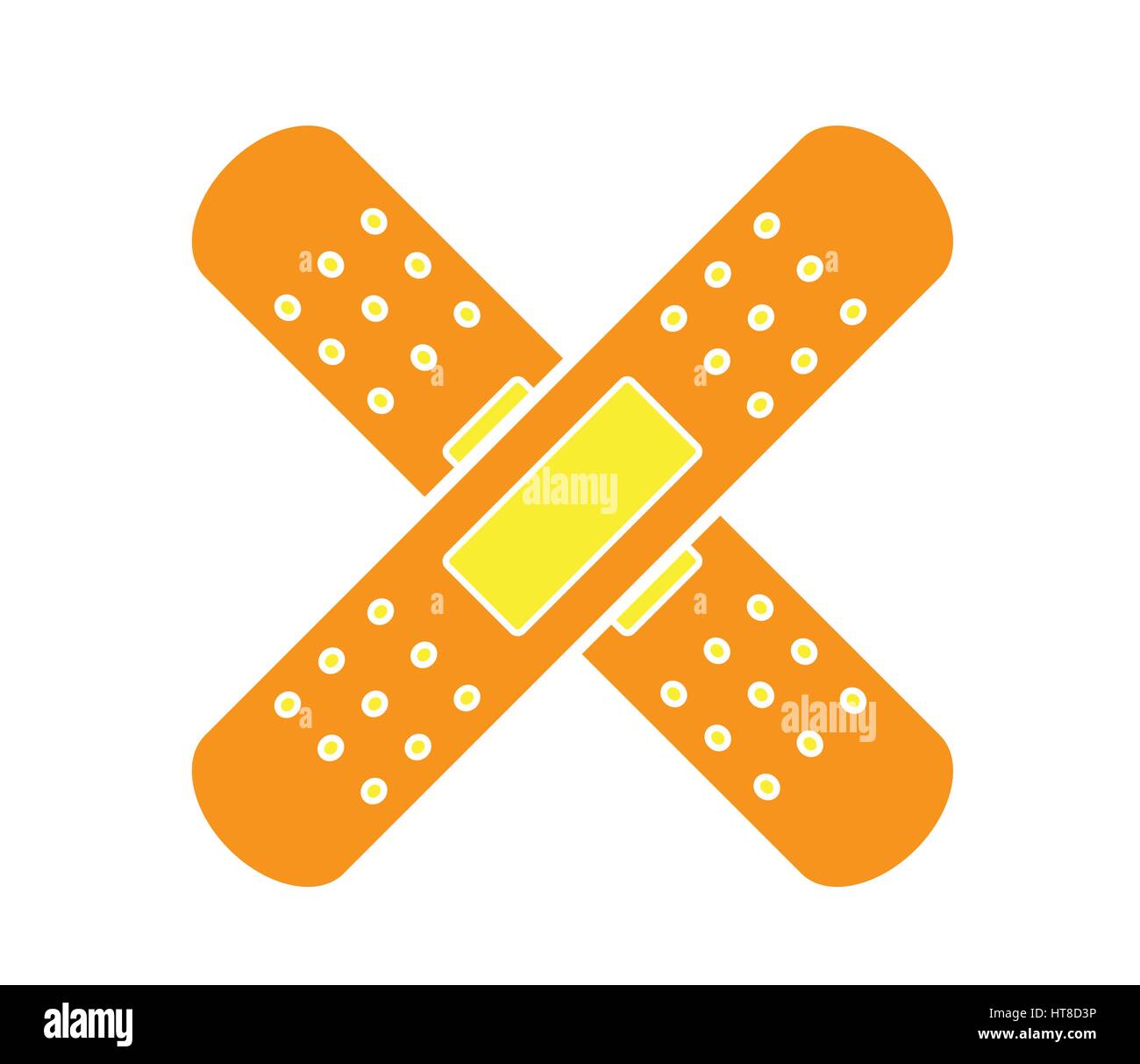 Colorful medical bandages icon vector isolated white background ...