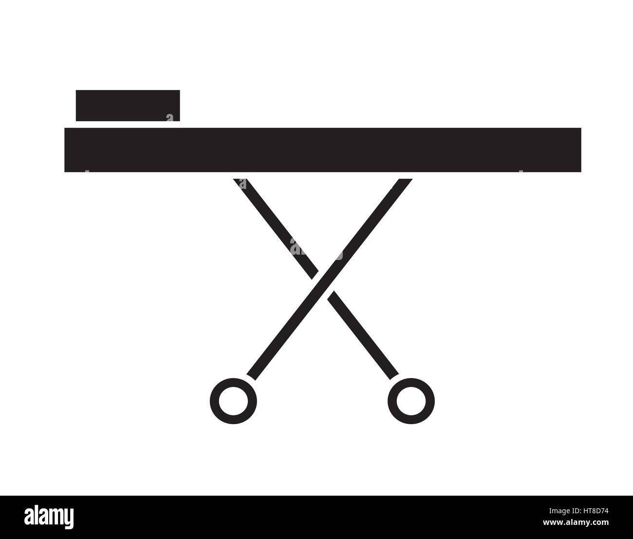 Black white bed in Cut Out Stock Images & Pictures - Alamy