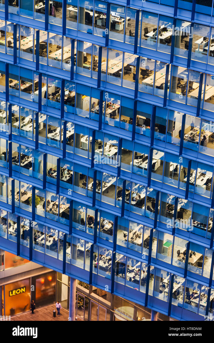 England, London, Southwark, Bankside, The Blue Fin Building Stock Photo ...