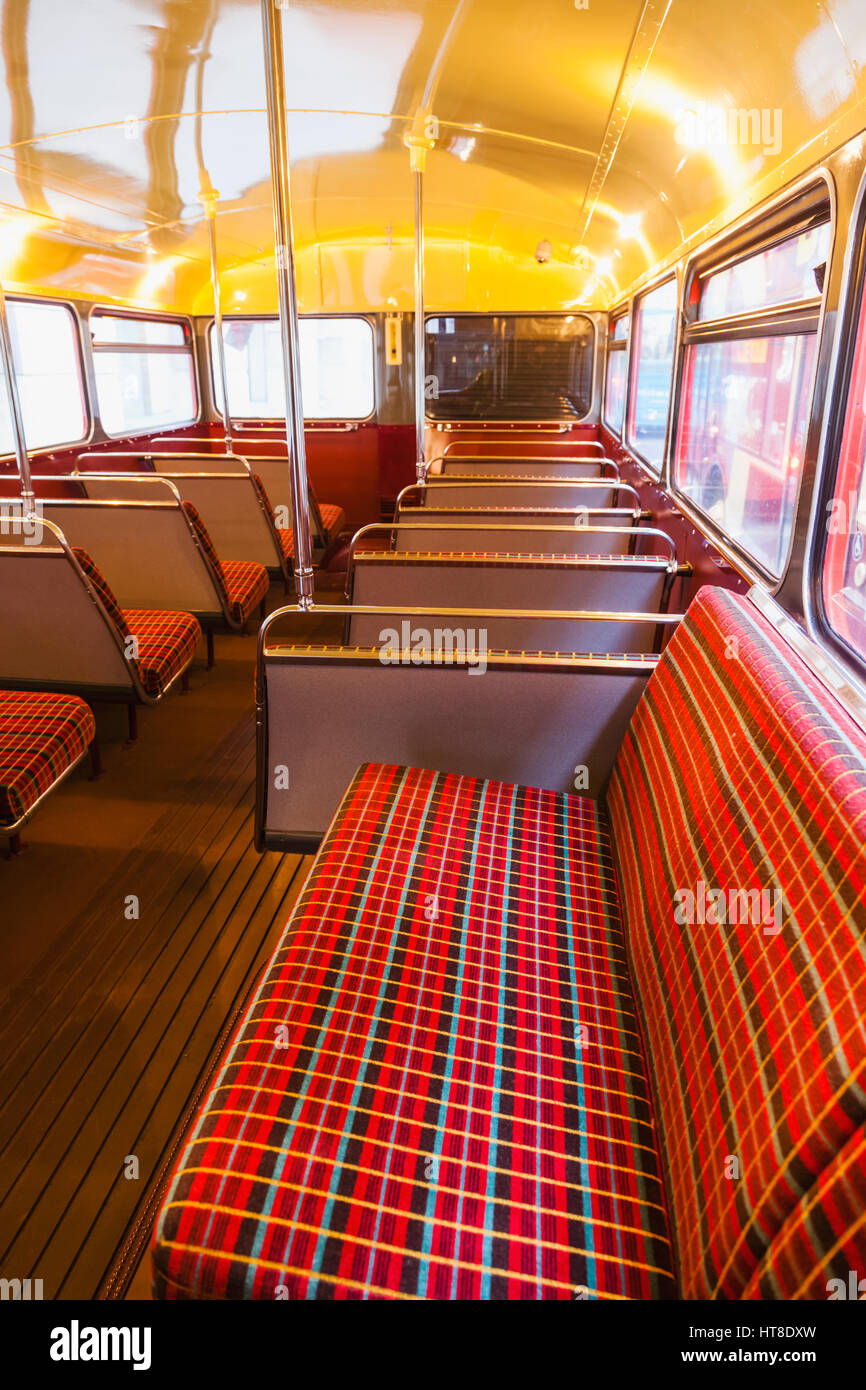 England, London, Routemaster Traditional Double Decker Red London Bus ...