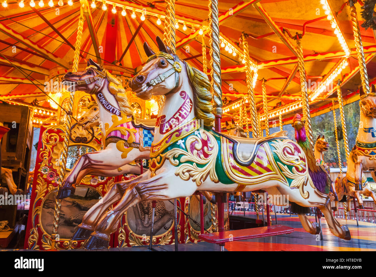 England, London, Carousel Stock Photo - Alamy