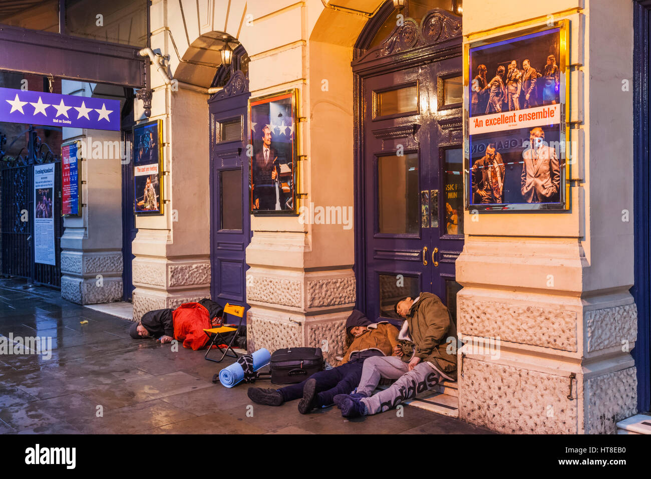 England, London, Soho, Rough Sleepers Stock Photo - Alamy