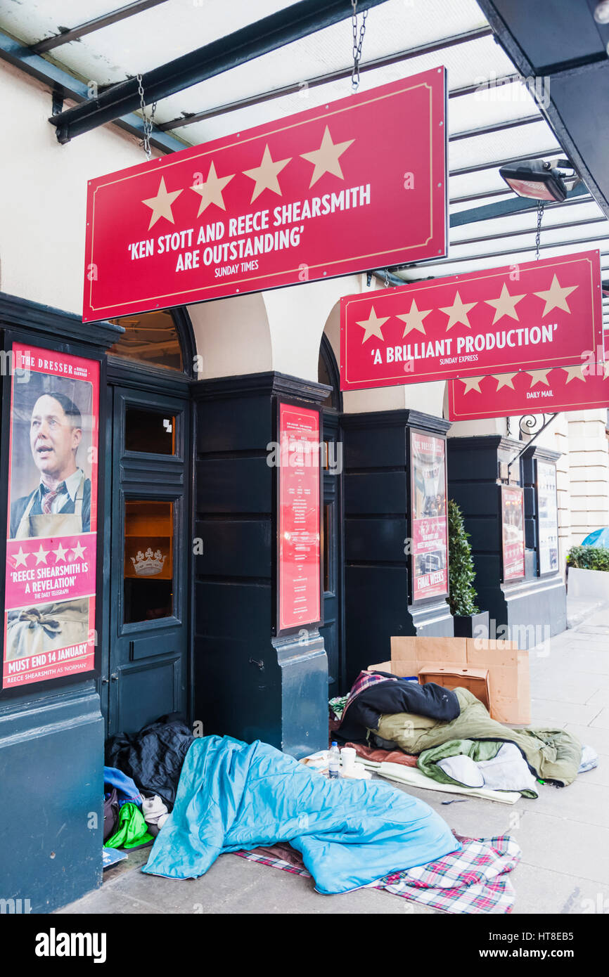 England, London, Soho, Rough Sleepers Stock Photo - Alamy