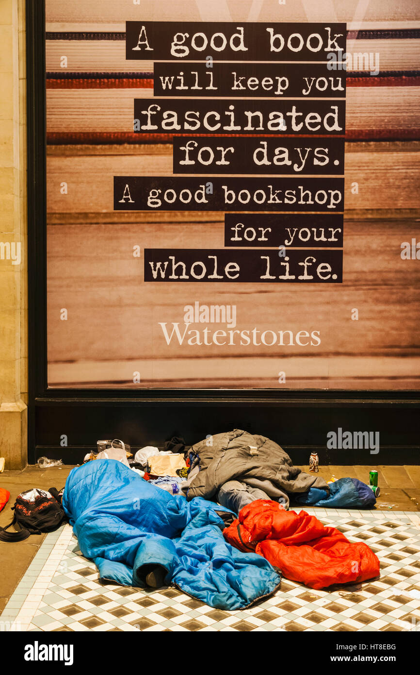 England, London, Soho, Rough Sleepers Stock Photo - Alamy