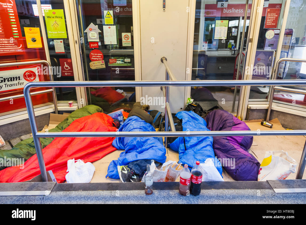 England, London, Soho, Rough Sleepers Stock Photo - Alamy