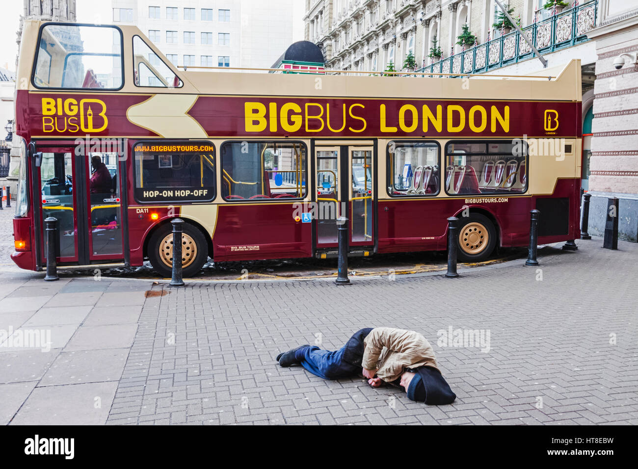 England, London, Soho, Rough Sleeper Stock Photo - Alamy