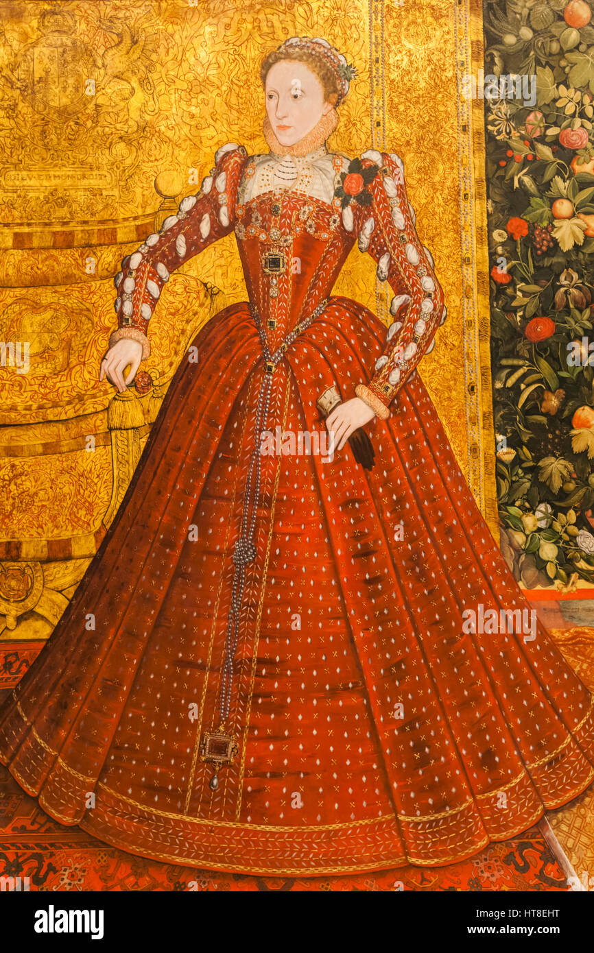 Painting titled Portrait of Elizabeth 1 by Steven van der Meulen or ...