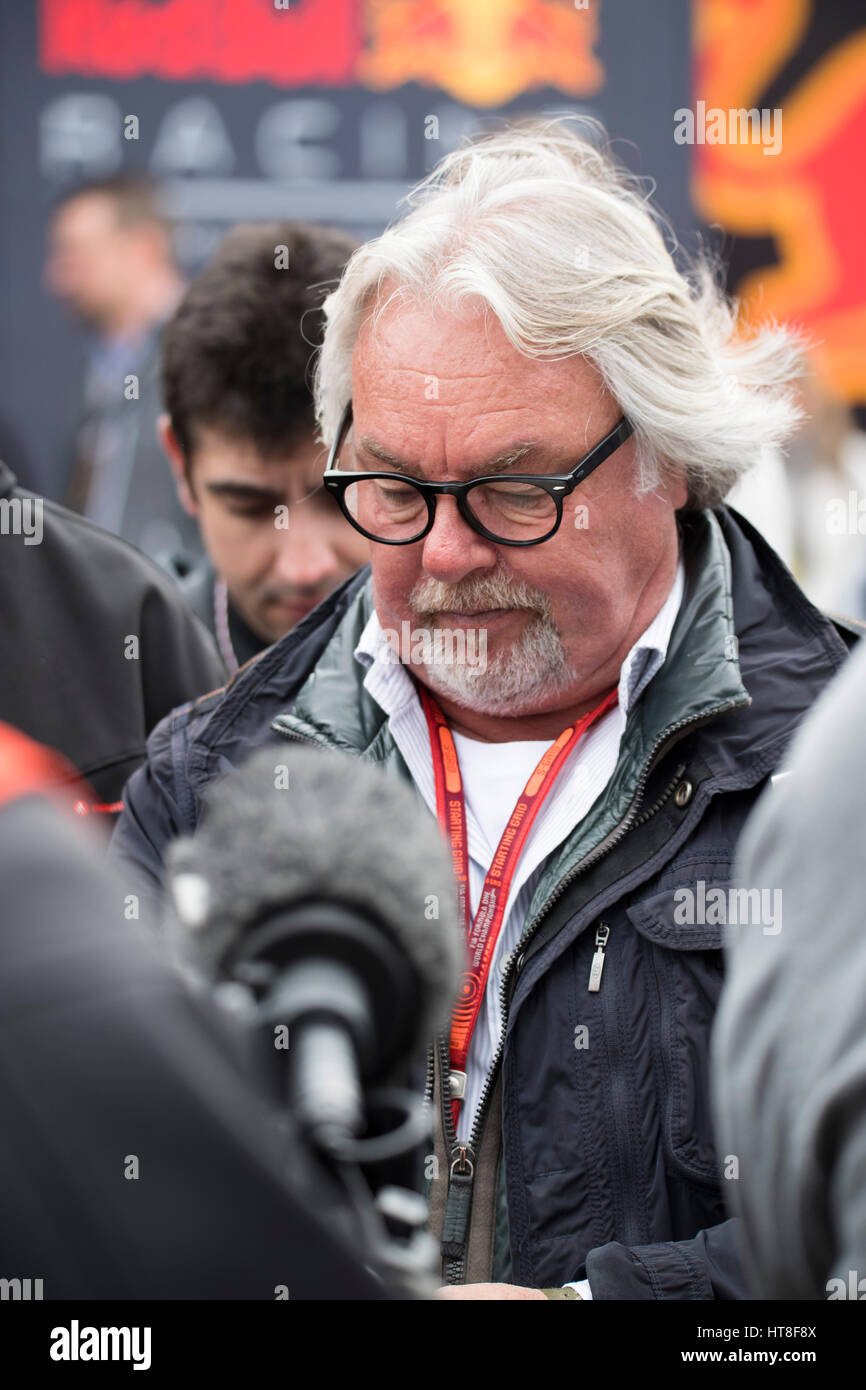 Barcelona. Spain. 8th March 2017. Ex-Formula 1 driver Keke Rosberg ...