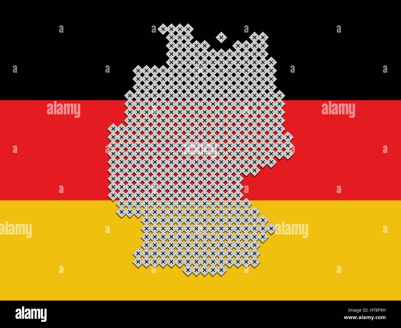 Germany election map hi-res stock photography and images - Alamy