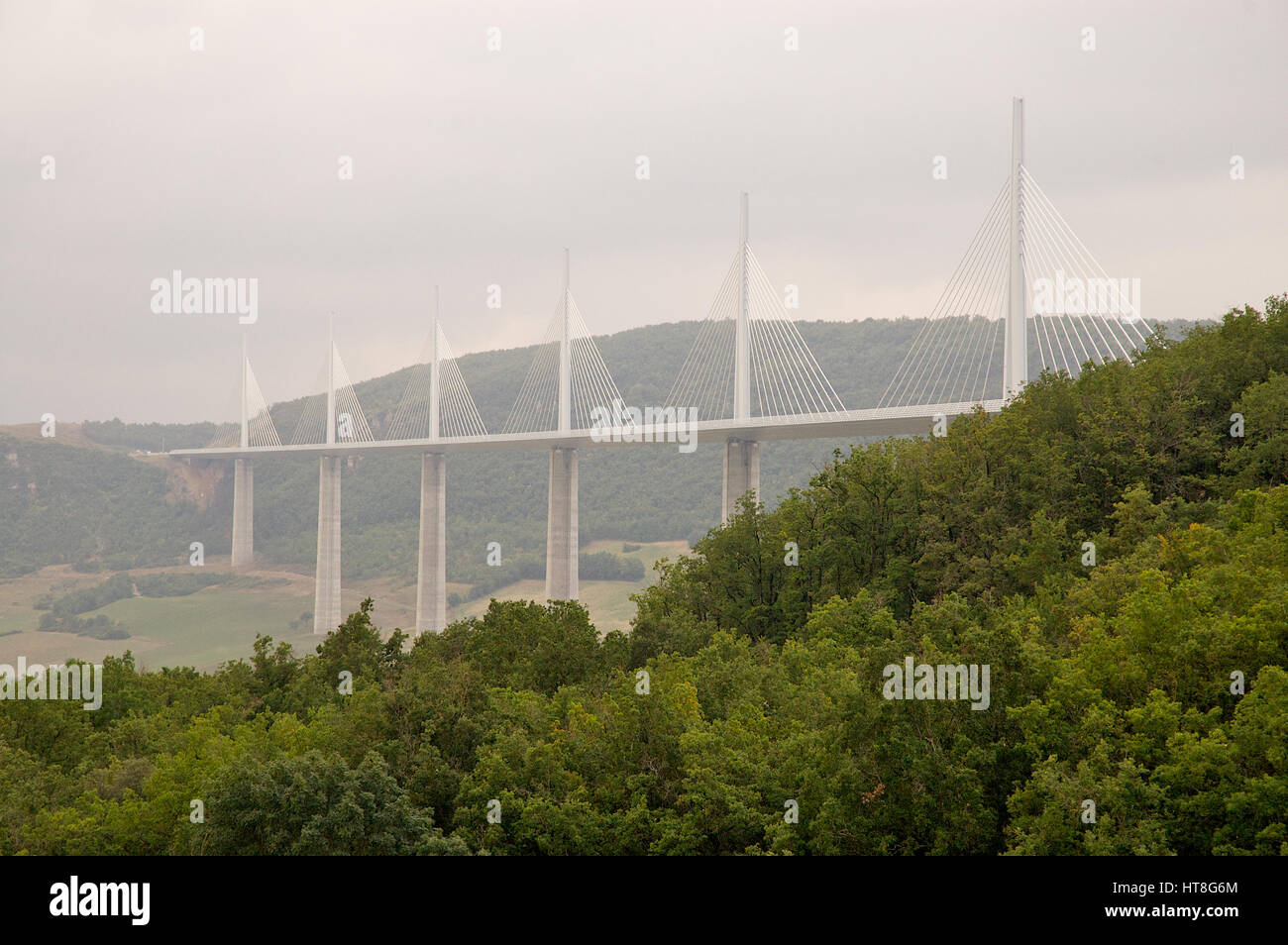 The Milau Viaduct, tallest bridge in the World Stock Photo - Alamy