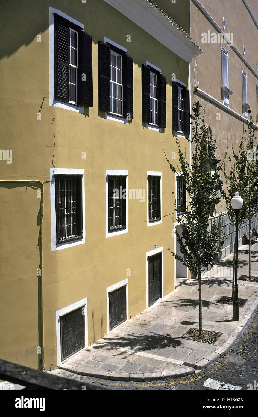 Building on The island of Menorca, Spain Stock Photo - Alamy