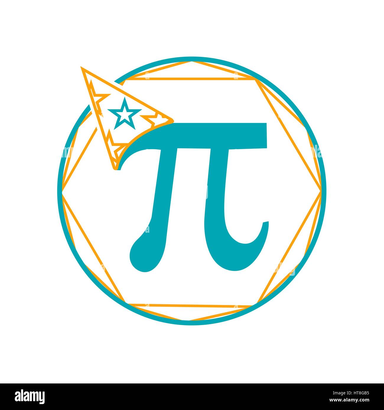 Pi pie day Cut Out Stock Images & Pictures - Alamy