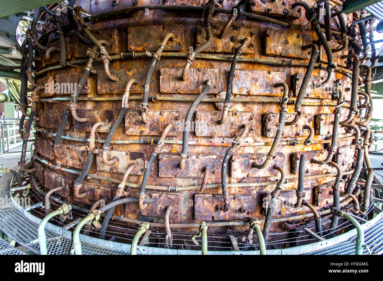 Henrichshütte, former steelworks, industrial museum, blast furnace ...