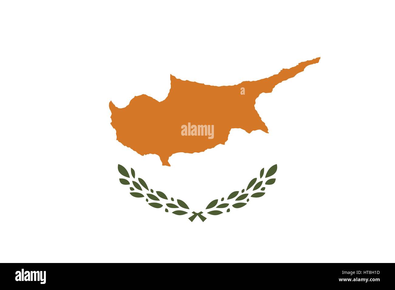 Official vector flag of Republic of Cyprus Stock Vector Image & Art - Alamy