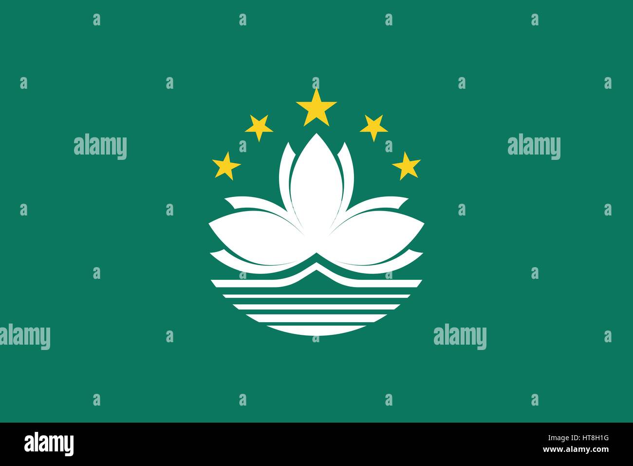 Official vector flag of Macau ( Macao Special Administrative Region of ...