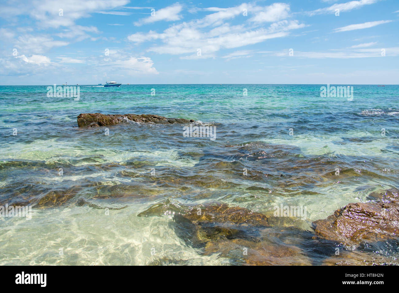 Tropical island sandy beach vibrant hi-res stock photography and images ...