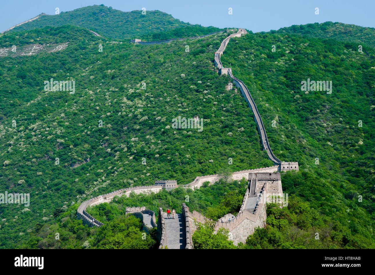 Mutianyu Section of the Great Wall of China Stock Photo - Alamy