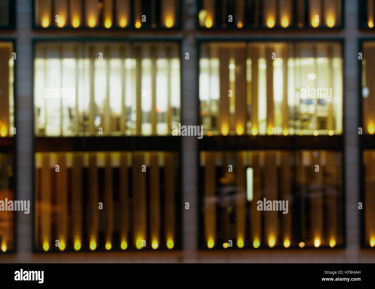 Artistic style - Defocused, blurred urban background, reflection in ...