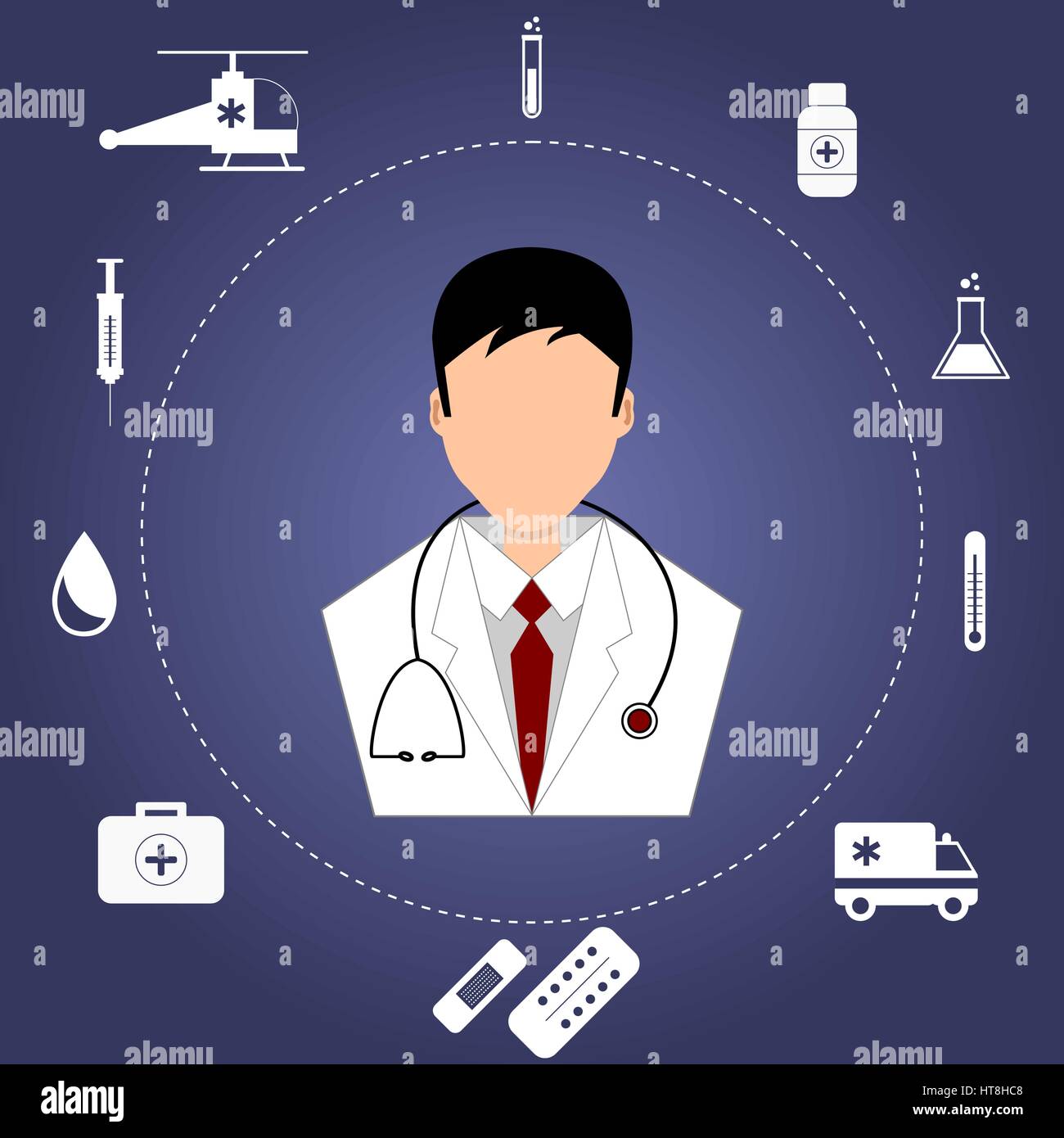 Health medical examination cartoon Stock Vector Images - Alamy