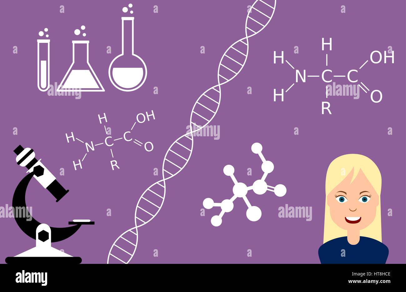 Protein tubes Stock Vector Images - Alamy