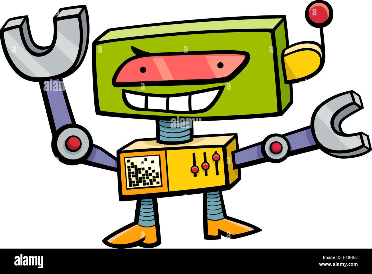 Robot drawing ai Stock Vector Images - Alamy