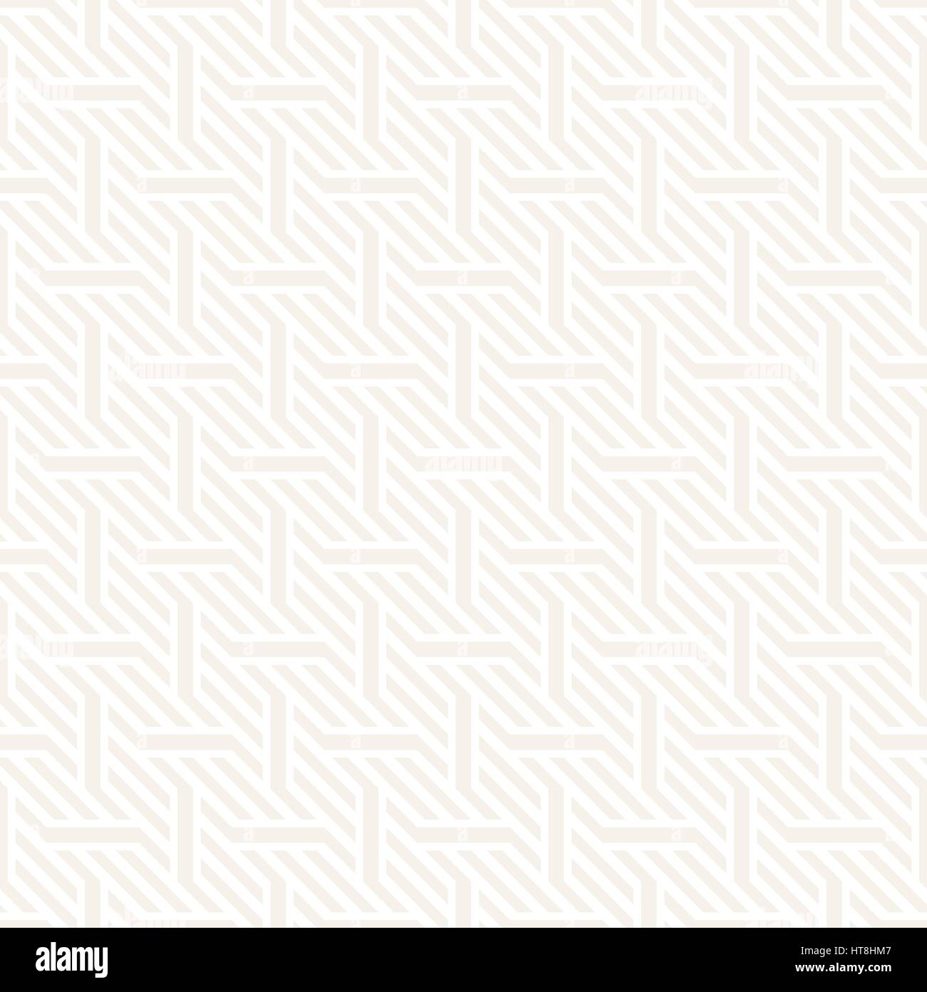 Vector Seamless Pattern. Modern Stylish Interlacing Lines Texture. Geometric Striped Ornament ...