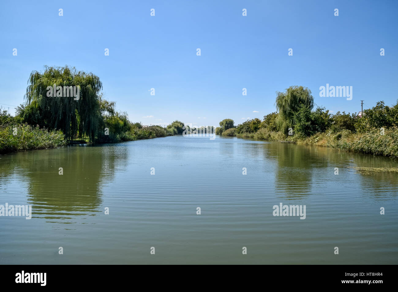 Poltava Yerik. Landscape river, water and trees Stock Photo - Alamy