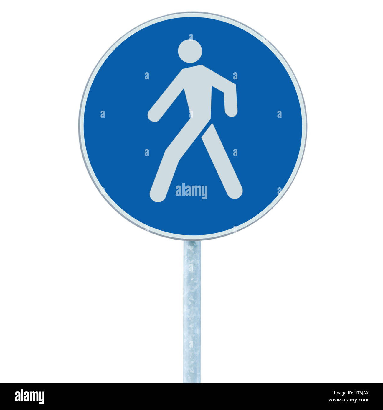 Pedestrian Walkway Sign High Resolution Stock Photography and Images ...