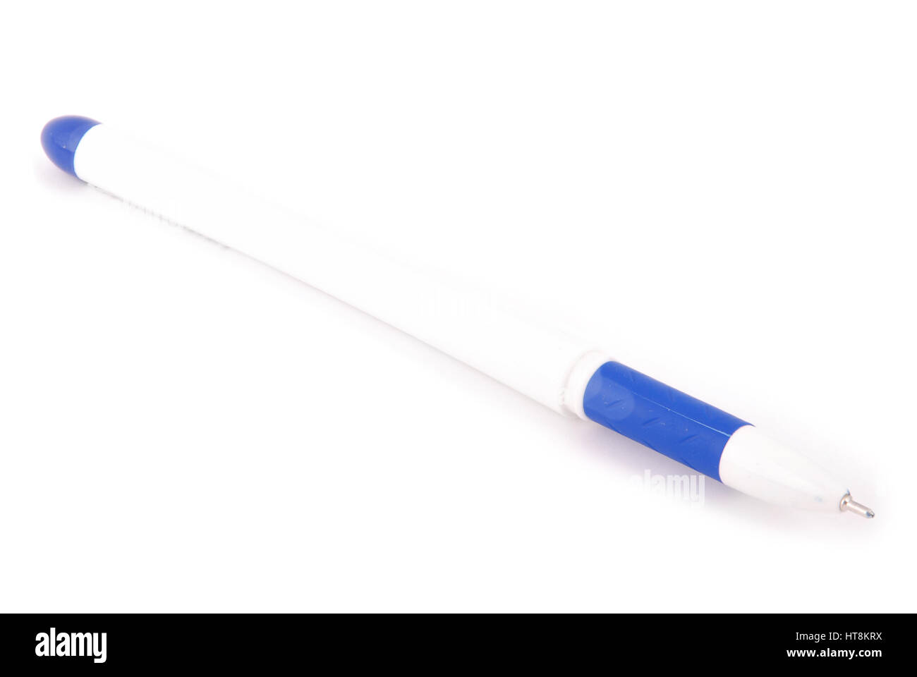 White office pen isolated on the white background Stock Photo - Alamy