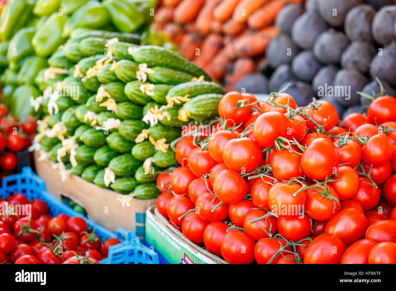 farmers market. vegetable Market. Fresh vegetables Stock Photo - Alamy
