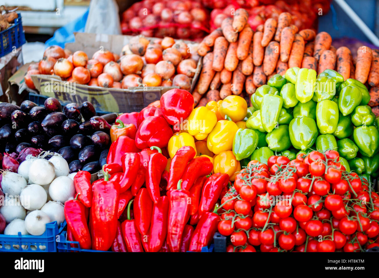 farmers market. vegetable Market. Fresh vegetables Stock Photo - Alamy