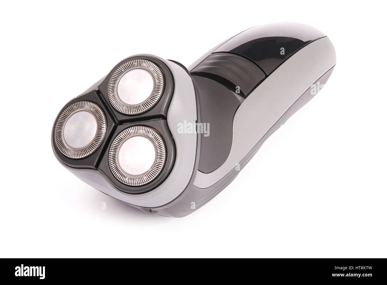 New black electric razor close up isolated on white background Stock ...