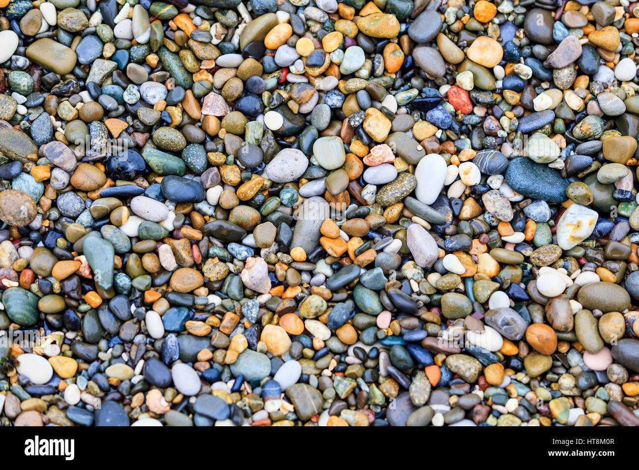 stones on the beach. stone background Stock Photo - Alamy