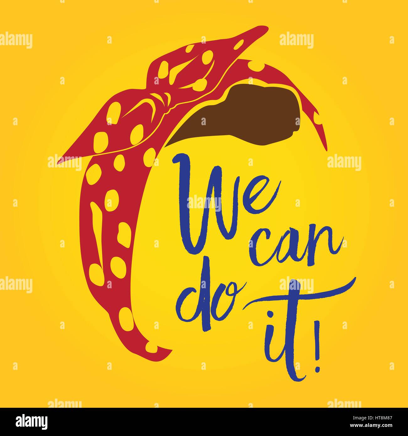 Rosie The Riveter Illustration