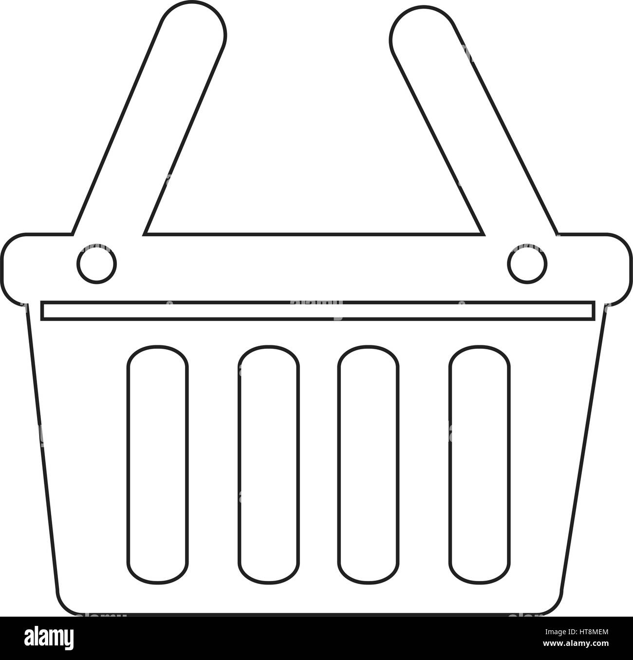 Shopping Basket icon illustration design Stock Vector Image & Art - Alamy