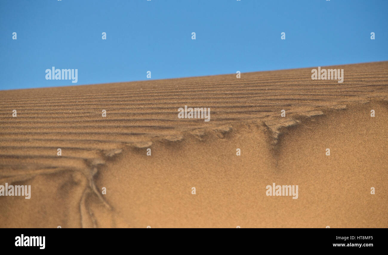 Wind patterns in the sand of the Namib Desert Stock Photo - Alamy