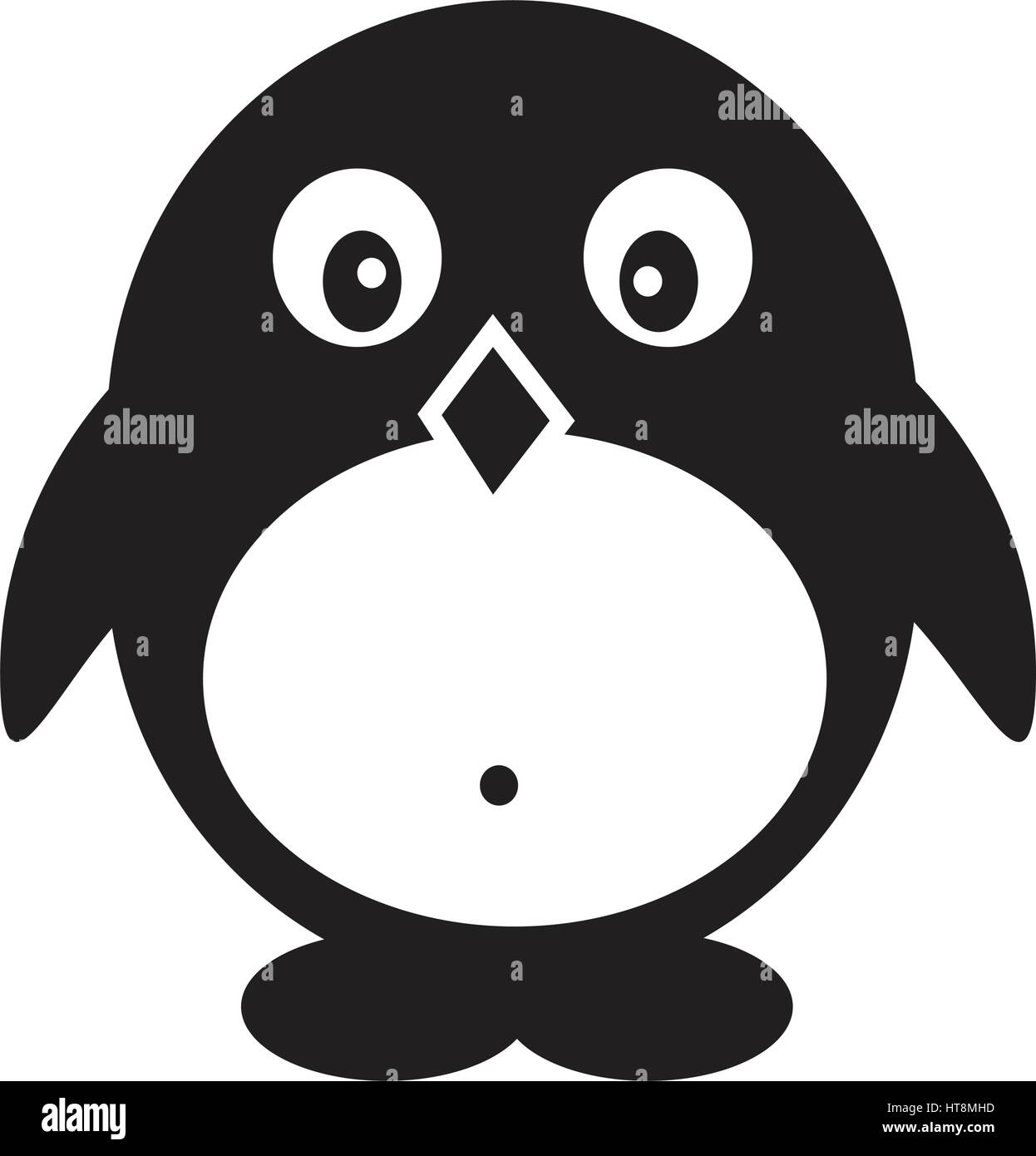 Pinguin icon illustration design Stock Vector Image & Art - Alamy