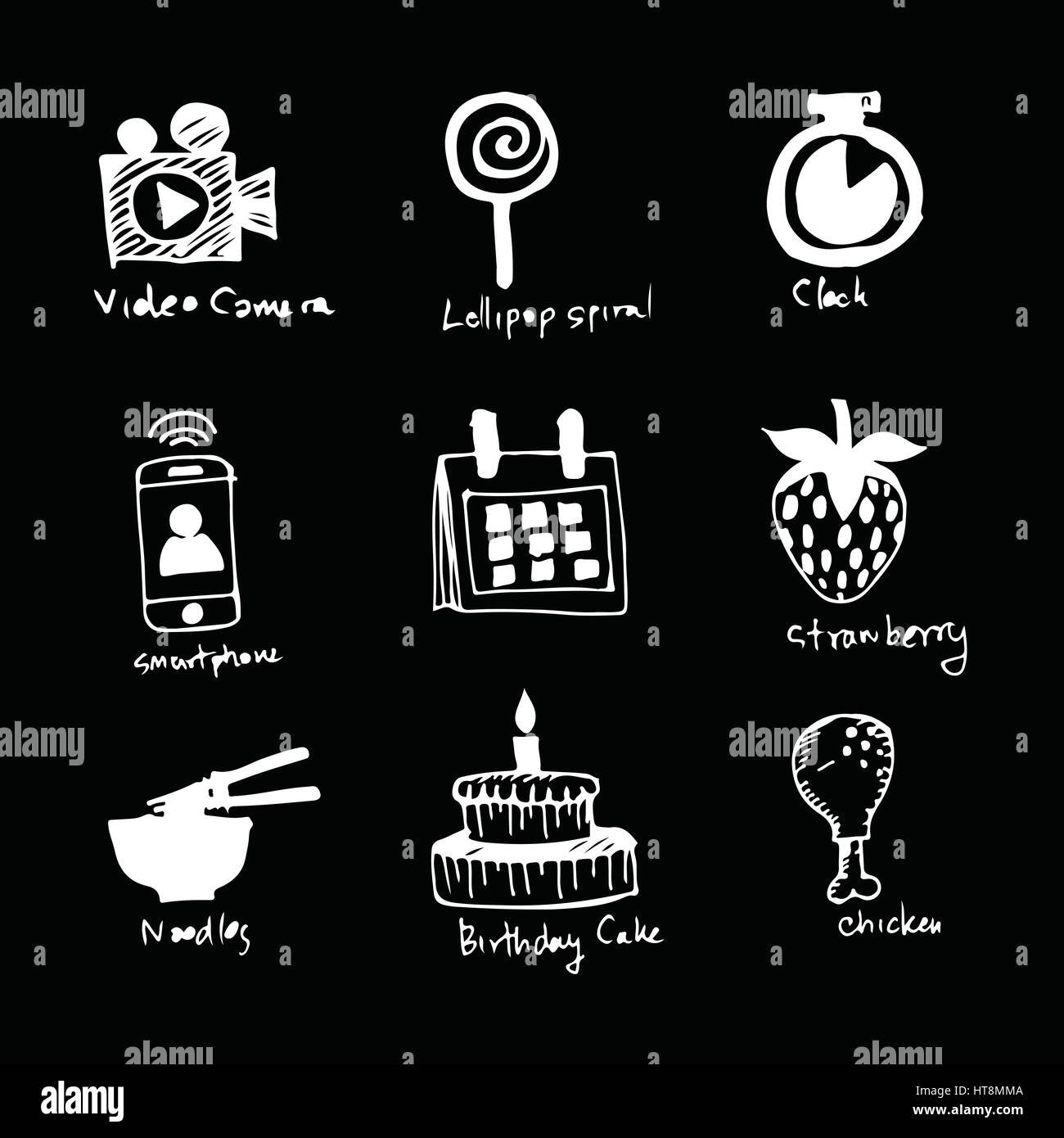 Hand draw doodle icon illustration design Stock Vector Image & Art - Alamy Hand draw doodle icon illustration design Stock Vector Image & Art - Alamy