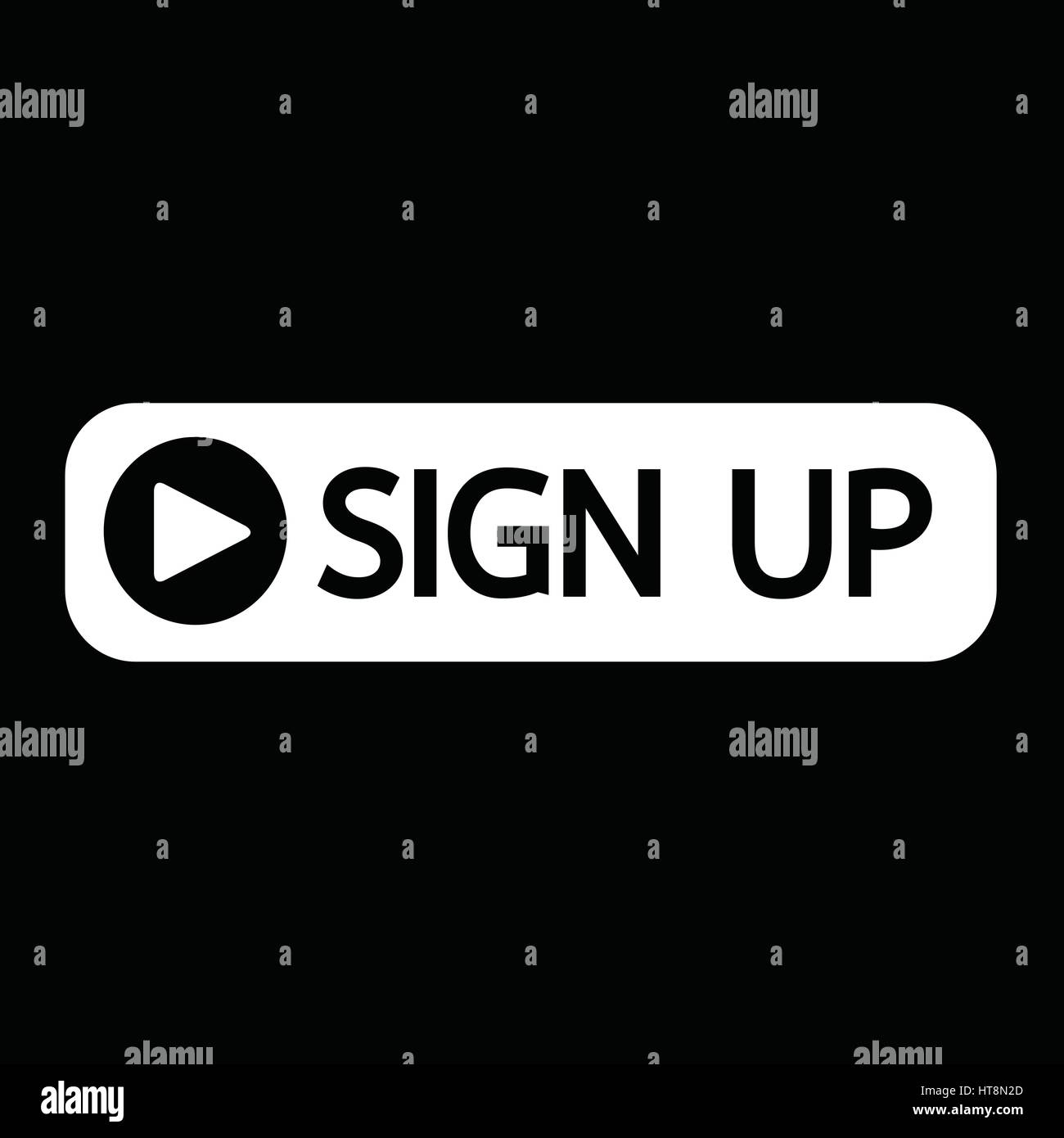 sign up button icon illustration design Stock Vector Image & Art - Alamy