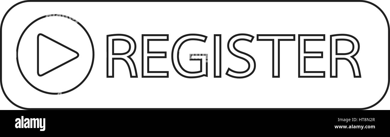 Register button icon illustration design Stock Vector Image & Art - Alamy