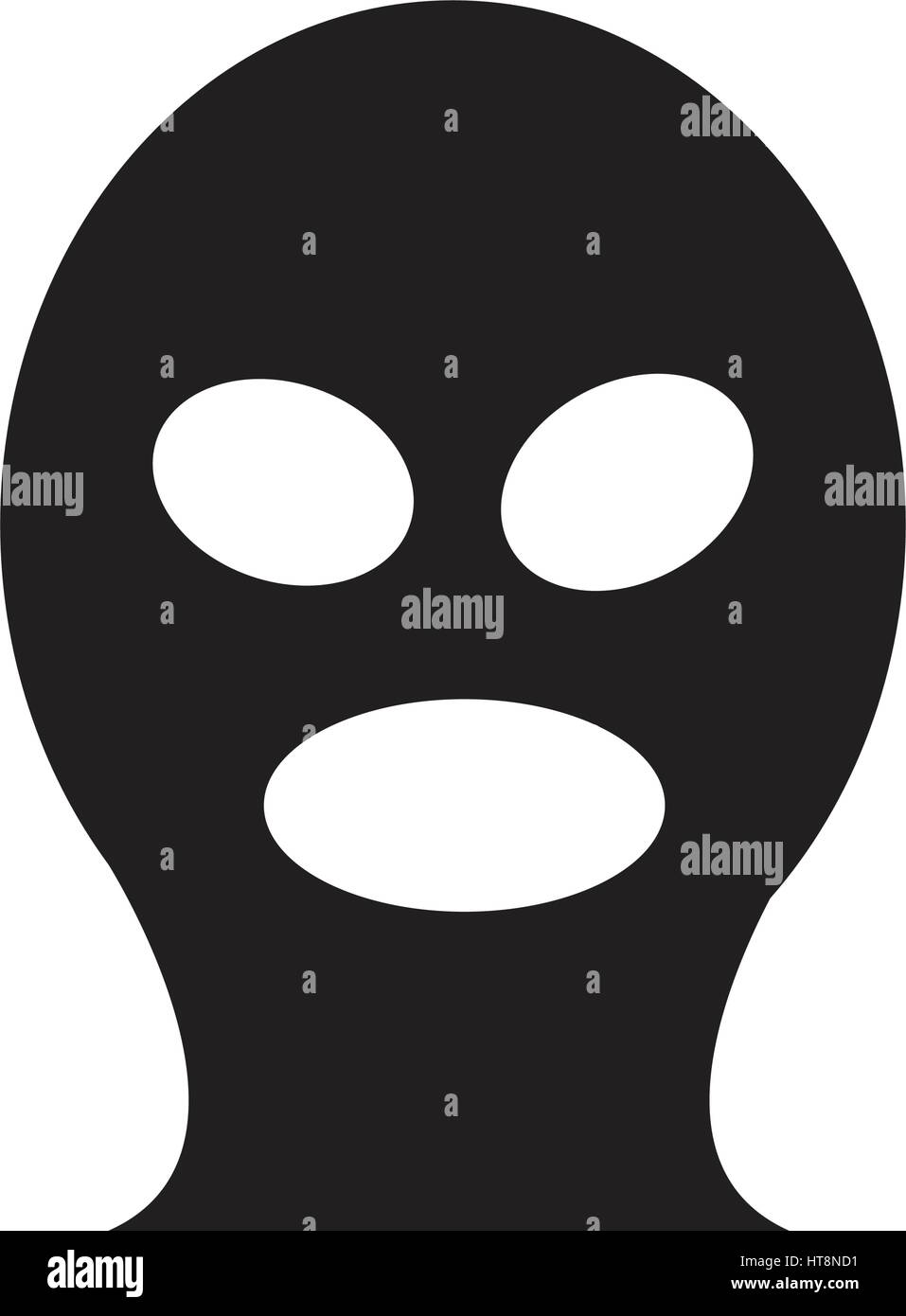 Criminal Mask icon illustration design Stock Vector Image & Art - Alamy