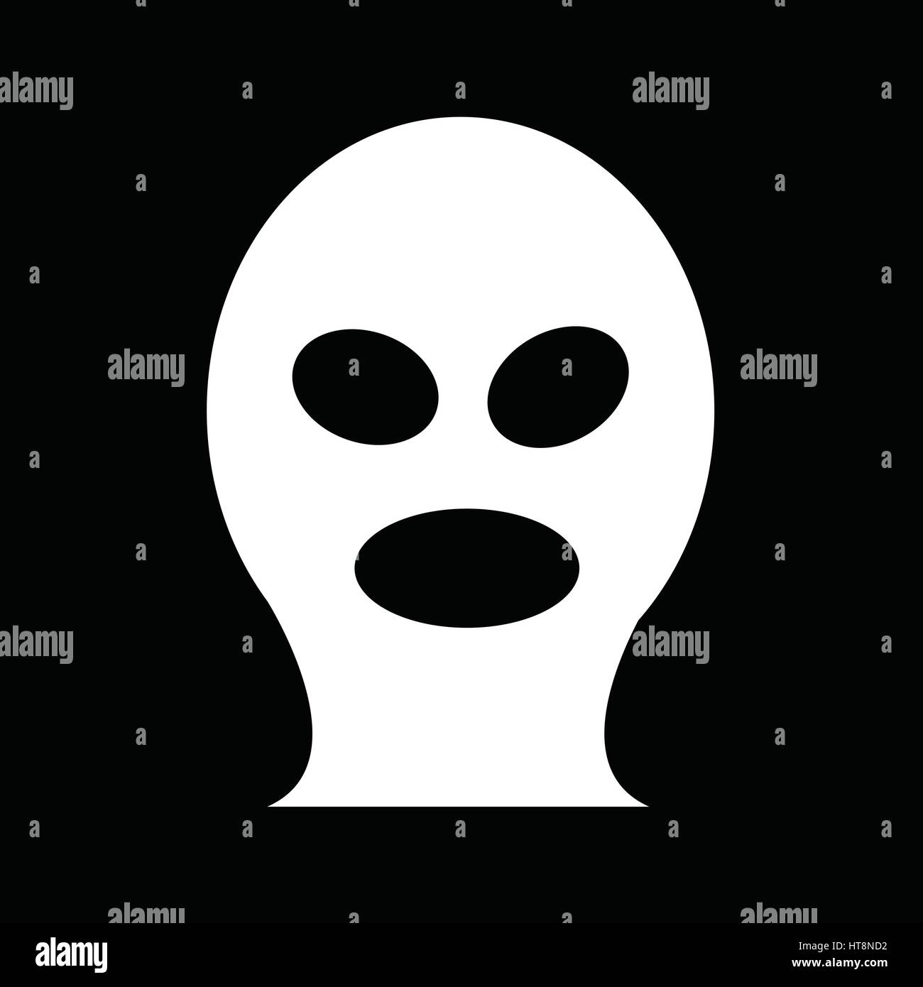 Criminal Mask icon illustration design Stock Vector Image & Art - Alamy