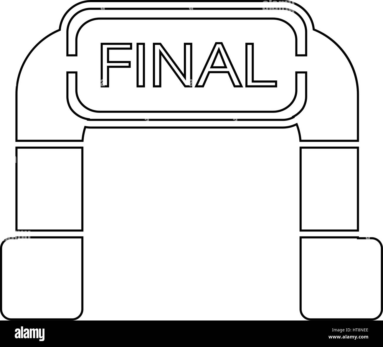 Finish line icon illustration design Stock Vector Image & Art - Alamy