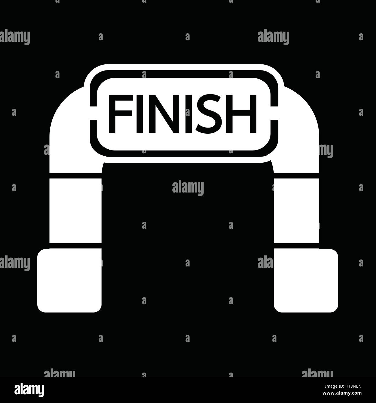 Finish line icon illustration design Stock Vector Image & Art - Alamy