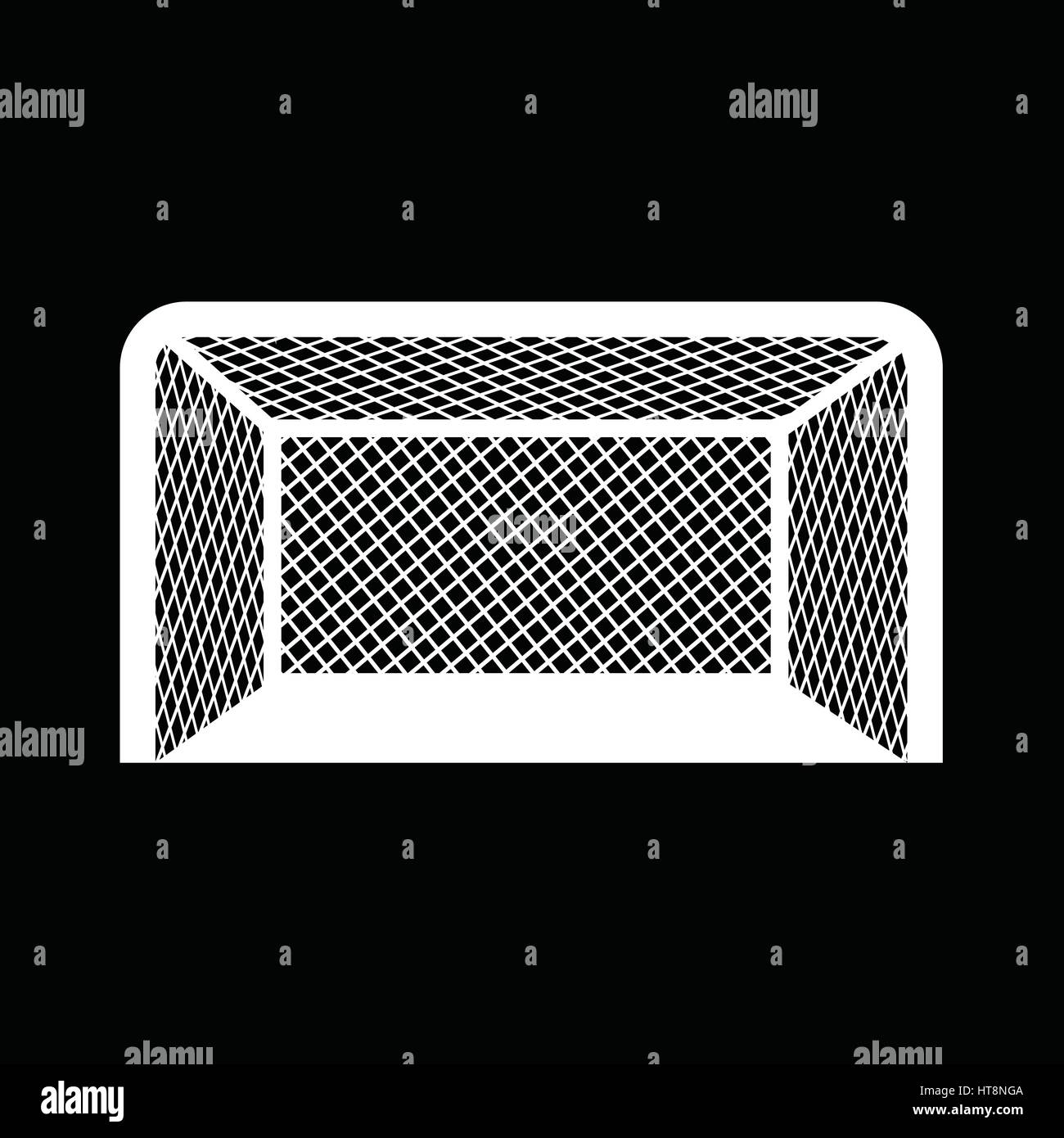 Hockey gate icon illustration Stock Vector Images - Alamy