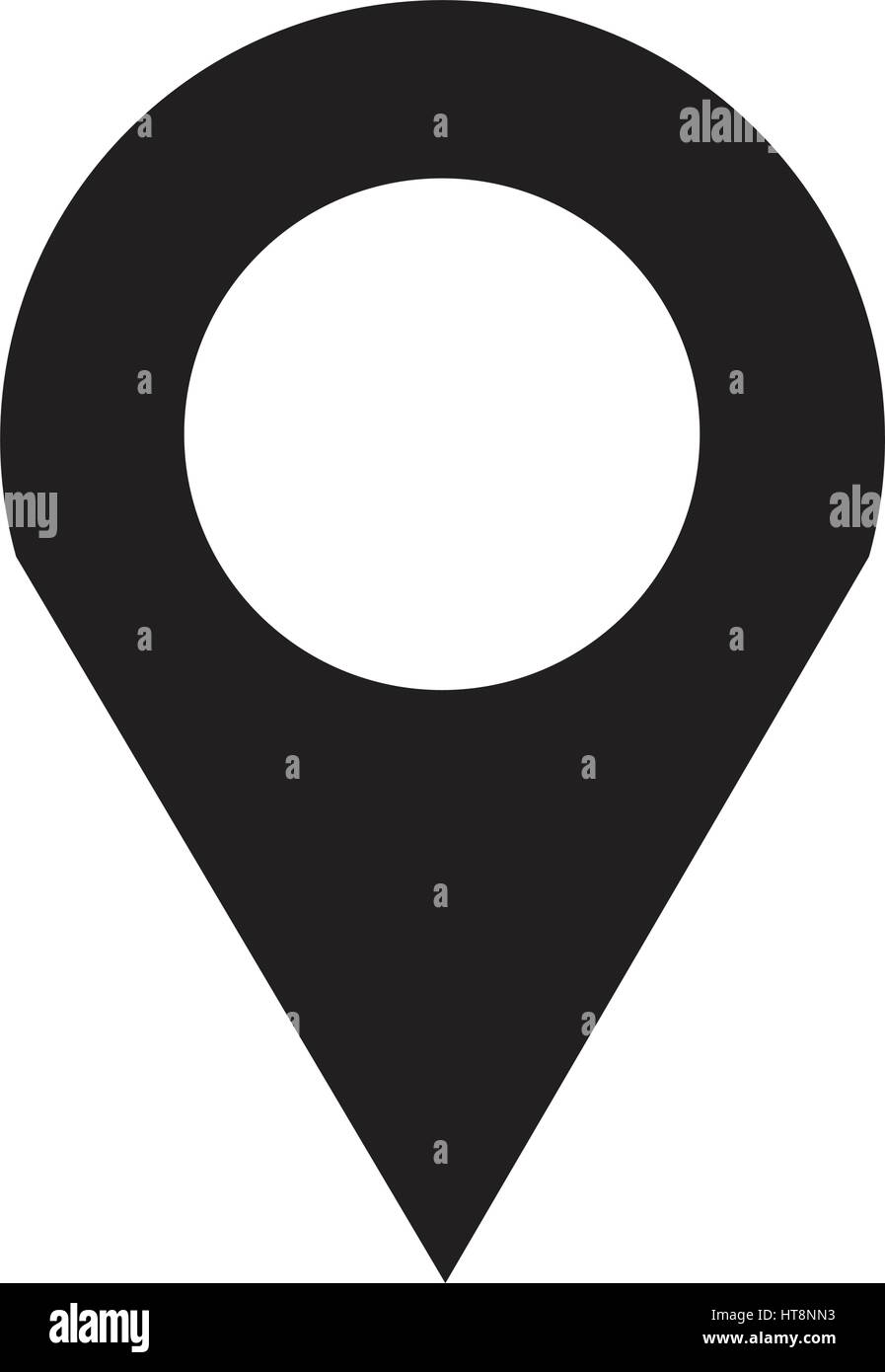 GPS location Map pointer icon illustration idesign Stock Vector Image ...