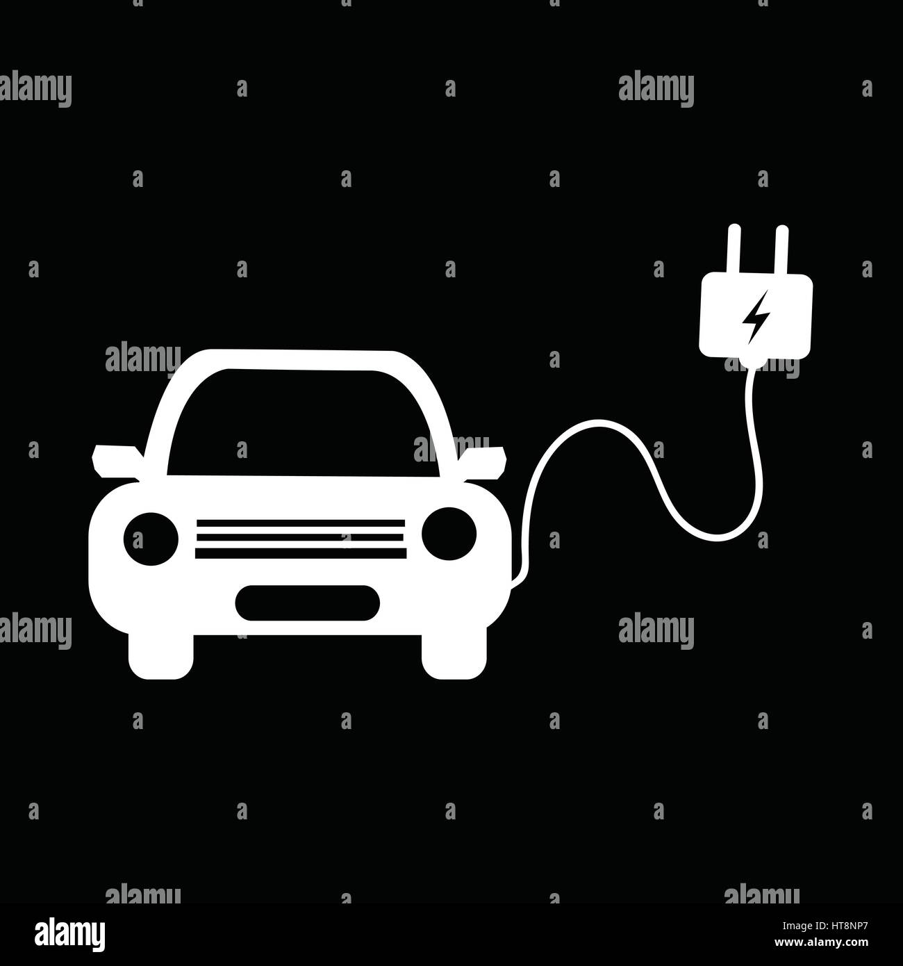 electric car icon illustration idesign Stock Vector Image & Art - Alamy